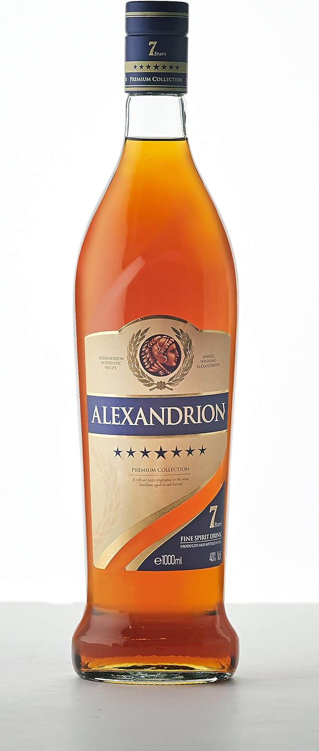 Alexandrion 7 Stars Premium Collection Romanian Brandy 1000ml ...