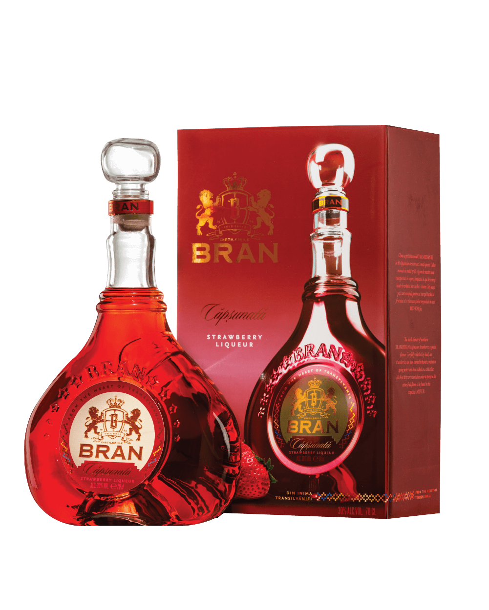 Bran Strawberry Romanian Liqueur (Capsunata) – Romanian Drinks