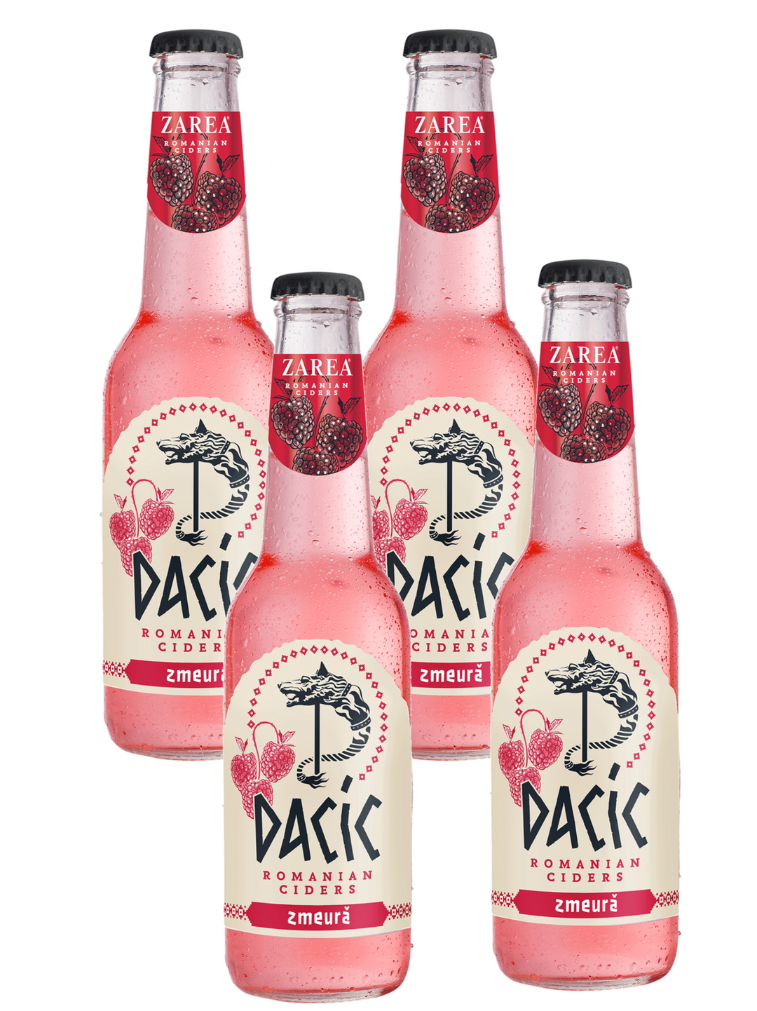 Dacic Raspberry Romanian Cider 4x275ml – Romanian Drinks