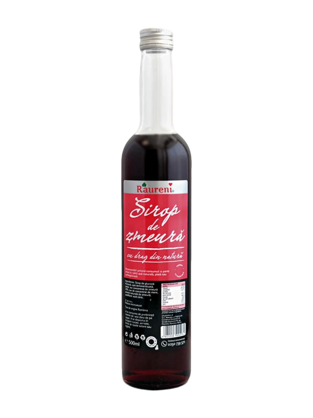 Raureni Raspberry Romanian Cordial / Squash 500ml – Romanian Drinks