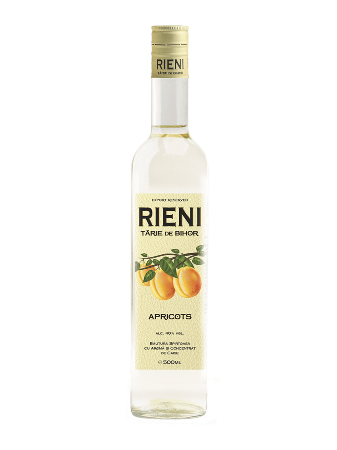 Rieni Tarie de Bihor Apricot Romanian Schnapps 500ml 40% ABV – Romanian ...