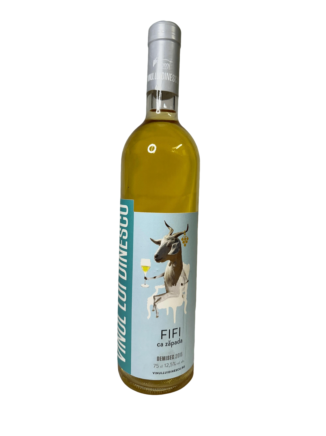 Vinul lui Dinescu Fifi ca Zapada Romanian White Wine 750ml 12.5% ABV ...
