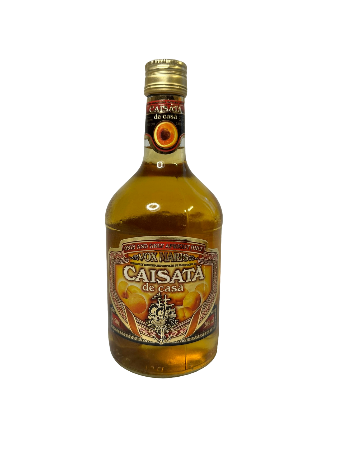 Vox Maris Apricot Romanian Liqueur (Caisata) 700ml 20% ABV – Romanian ...